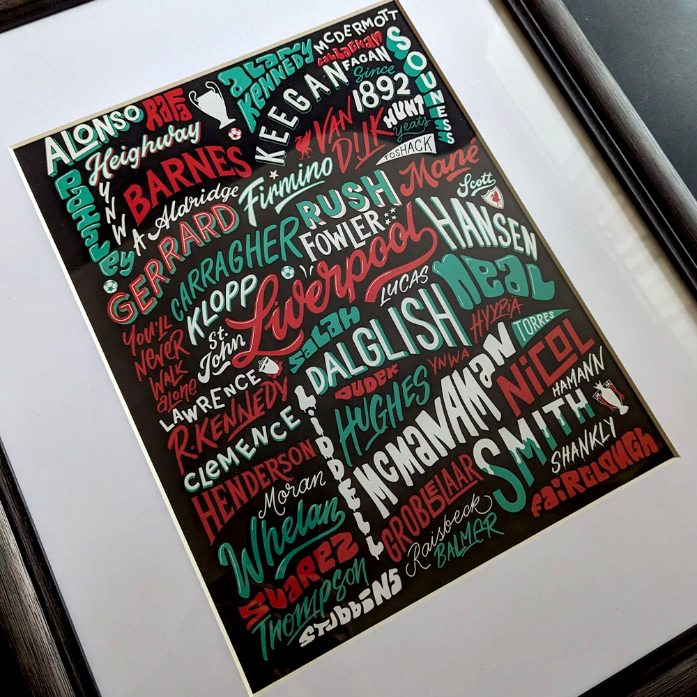 Liverpool FC Legends Greatest Players Poster – Mark Serrano